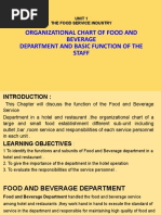 Fundamentals of Food Service Operation | PDF | Menu | Restaurants