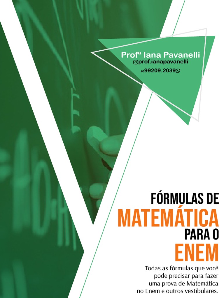 Fórmulas de Matemática para o ENEM | PDF