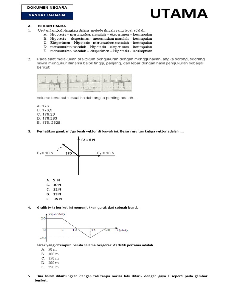 02 Soal USBN Utama A | PDF | Metode & Bahan Ajar | Seni