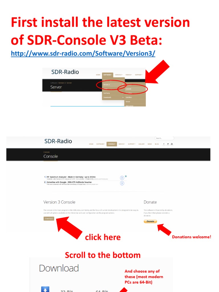 SDR Console V3 Installation Guide | PDF