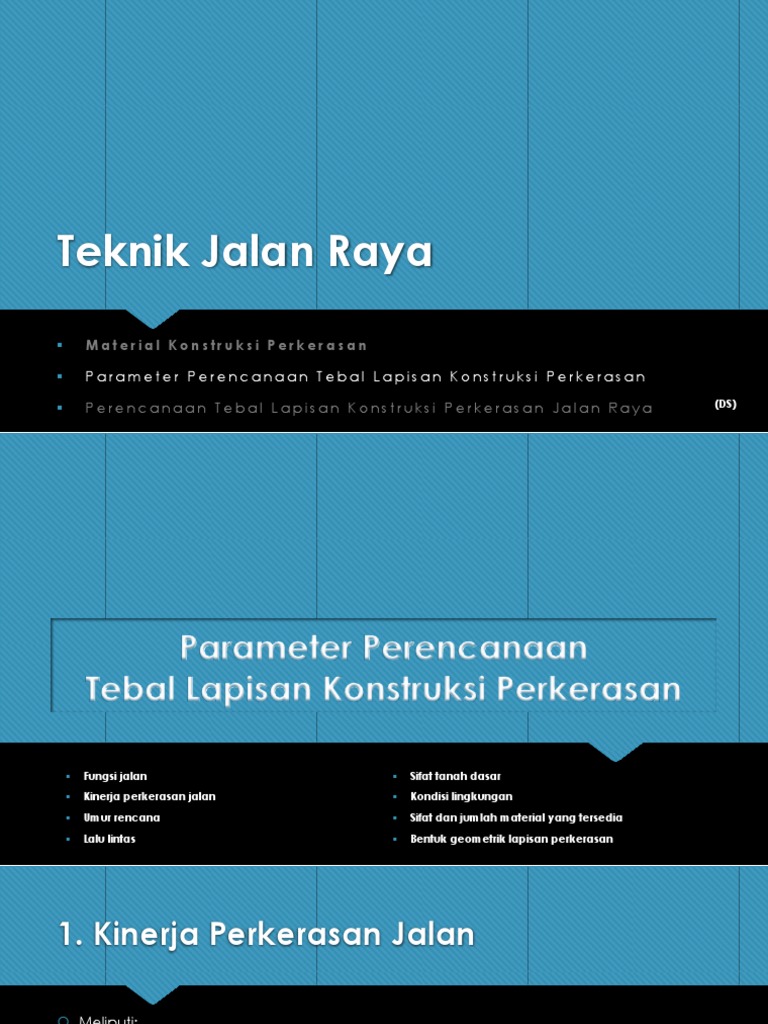TEBAL LAPISAN PERKERASAN JALAN RAYA | PDF