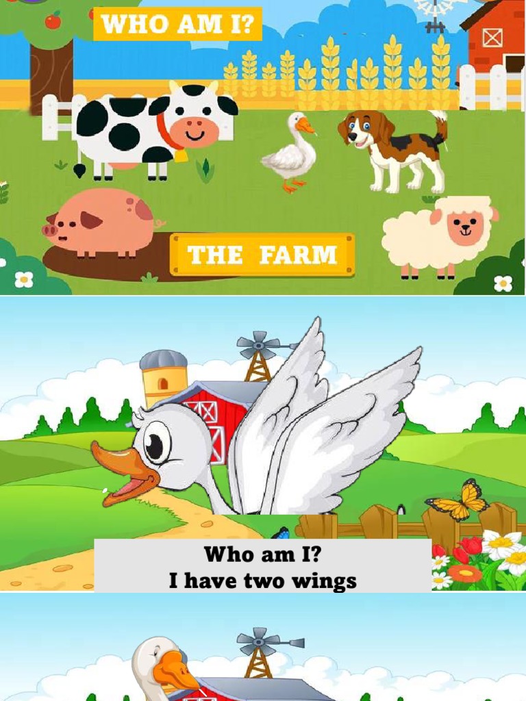 Who Am I - Animals The Farm | PDF