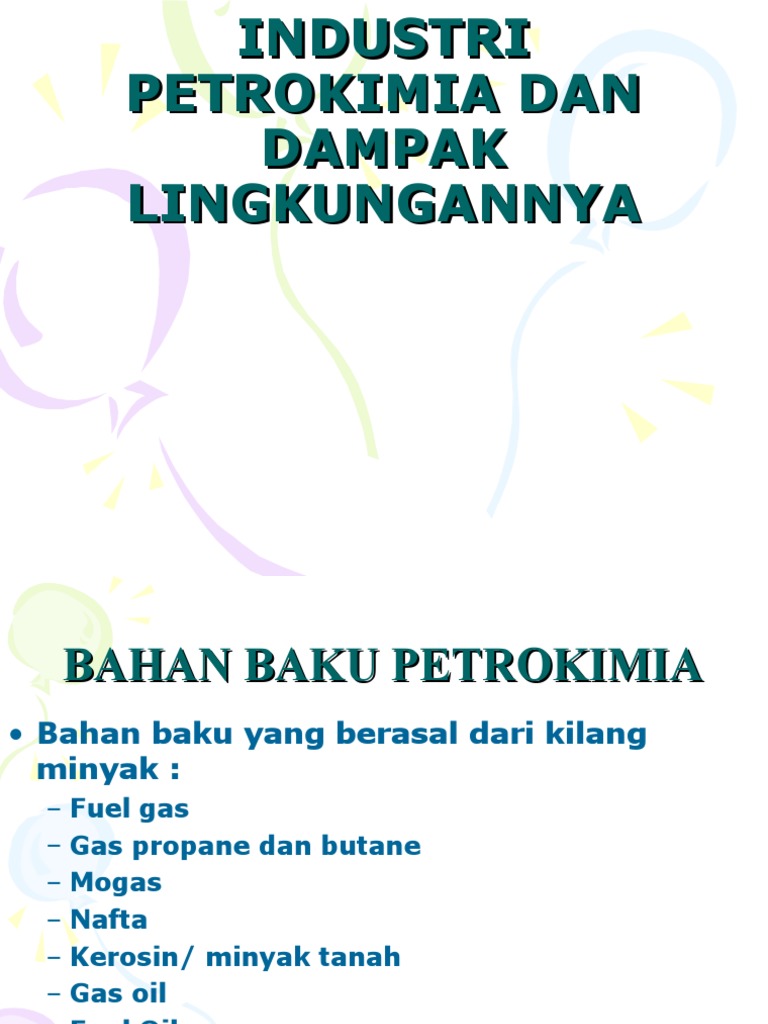INDUSTRIPETROKIMIADANDAMPAKLINGKUNGANNYA | PDF