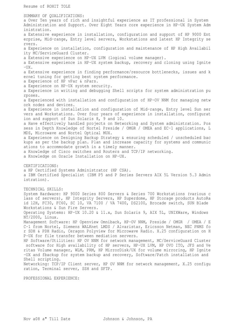 Unix Admin or HP-UX | PDF | Unix | Server (Computing)