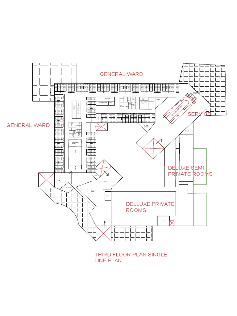 Model 4 Third Floor Single Line Plan | PDF