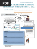 Coeficientes y subíndices en química | PDF