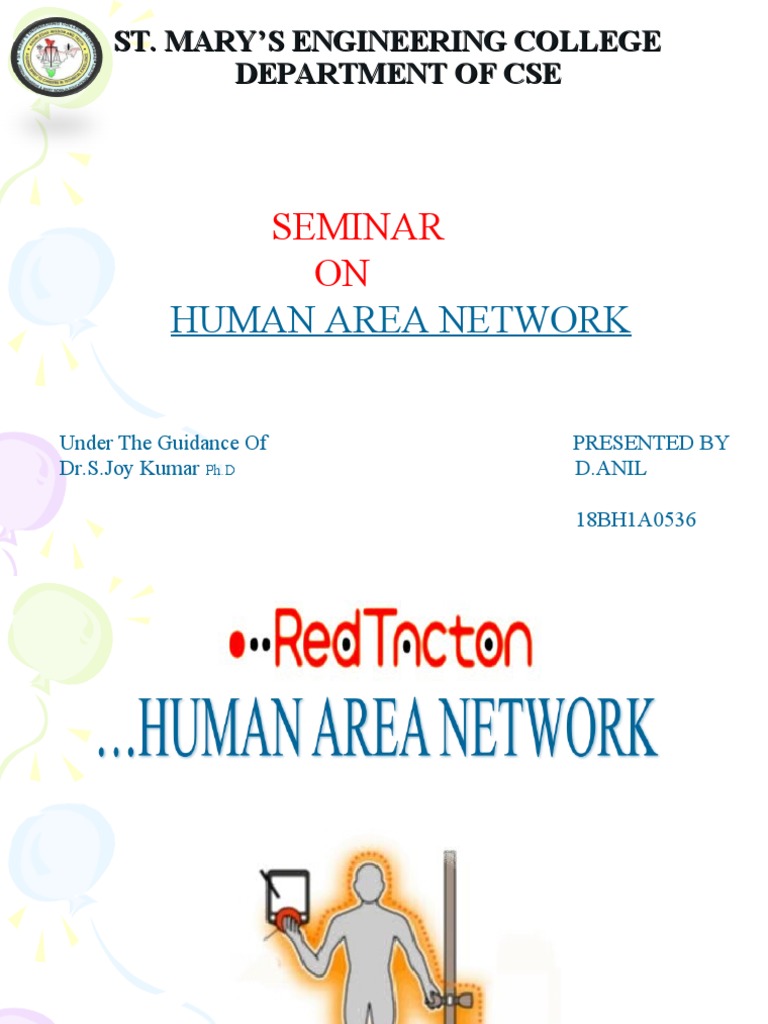 Seminar ON: Human Area Network | Download Free PDF | Computer Network ...