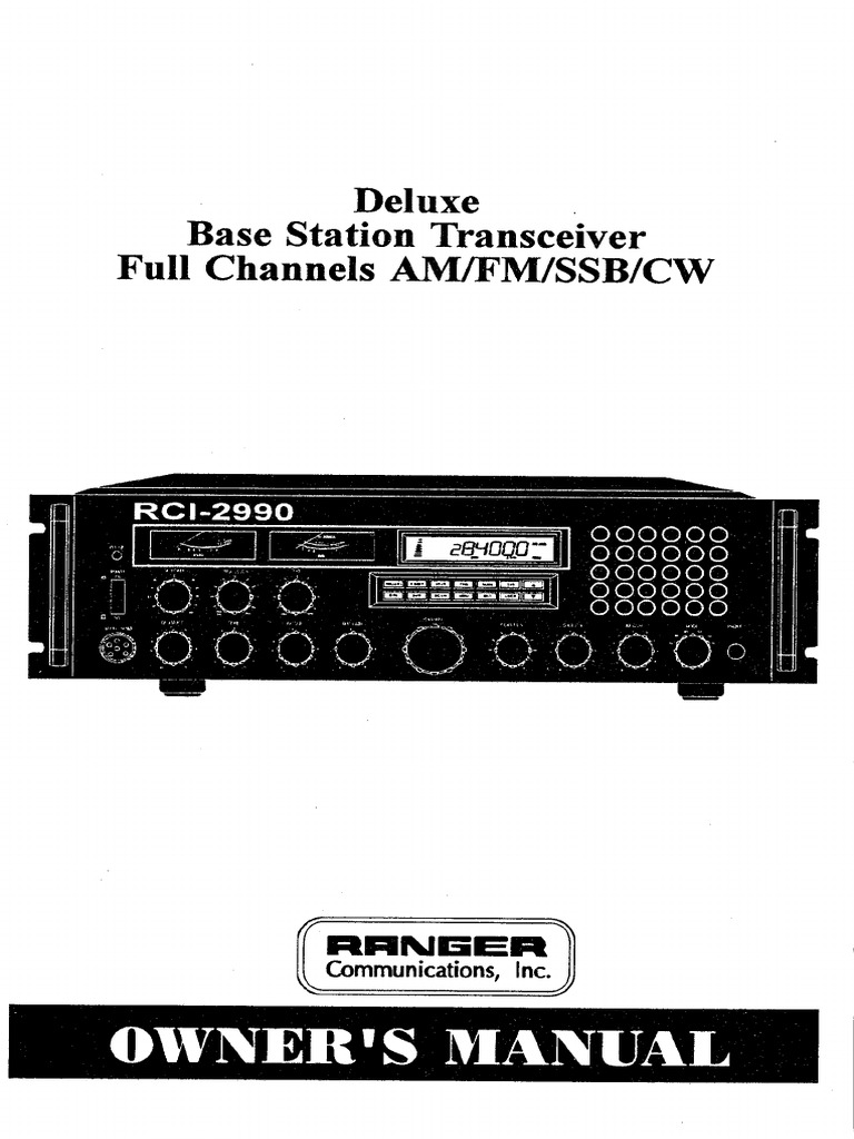 RCI 2990 Users Guide | PDF