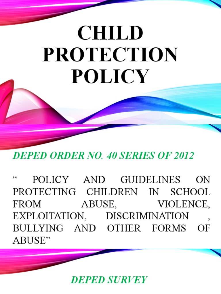 Child Protection Policy | PDF | Violence | Child Protection