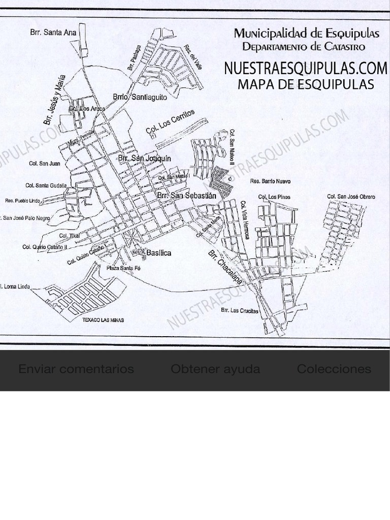 Mapa Croquis de Esquipulas, Chiquimula | PDF | Libros para adolescentes