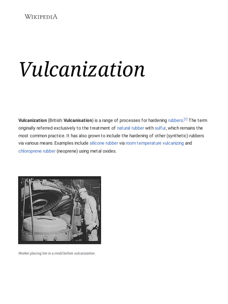 The Process of Vulcanization: Hardening Rubber Through Chemical ...