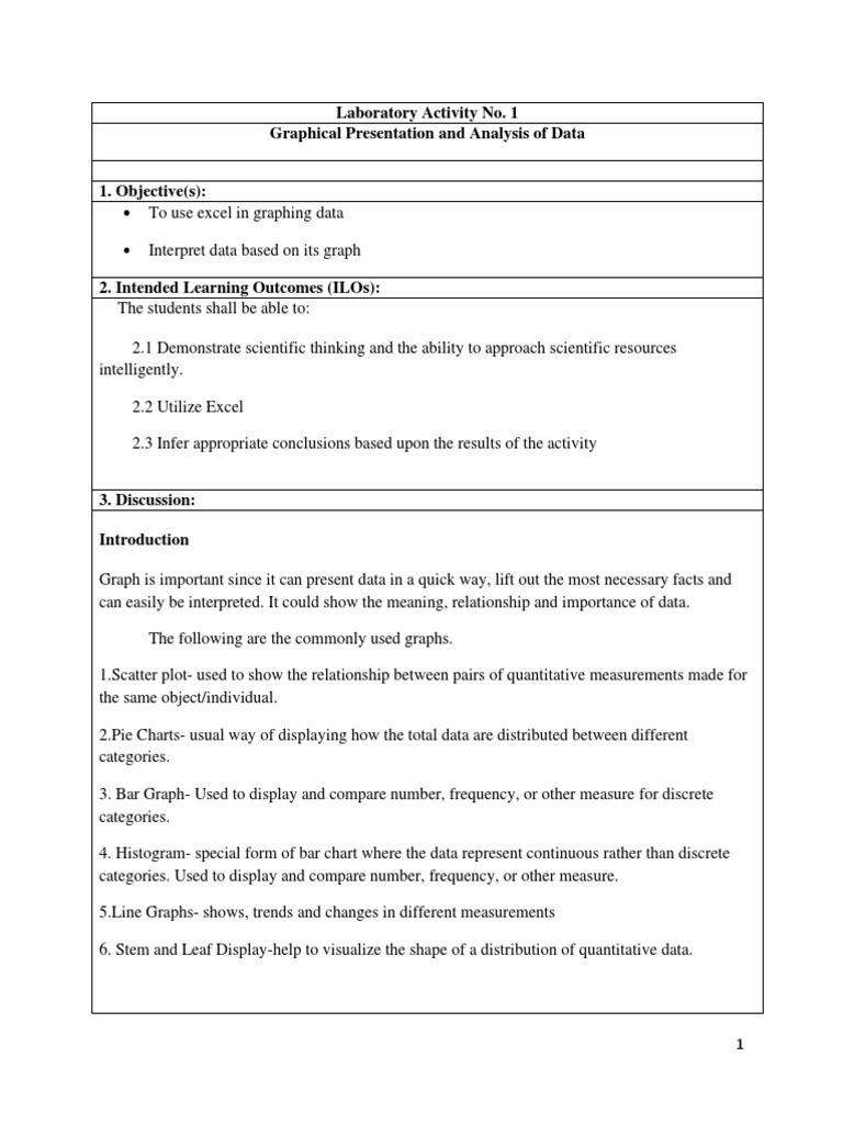 Laboratory - 1 - G4 Statistics | PDF | Histogram | Microsoft Excel