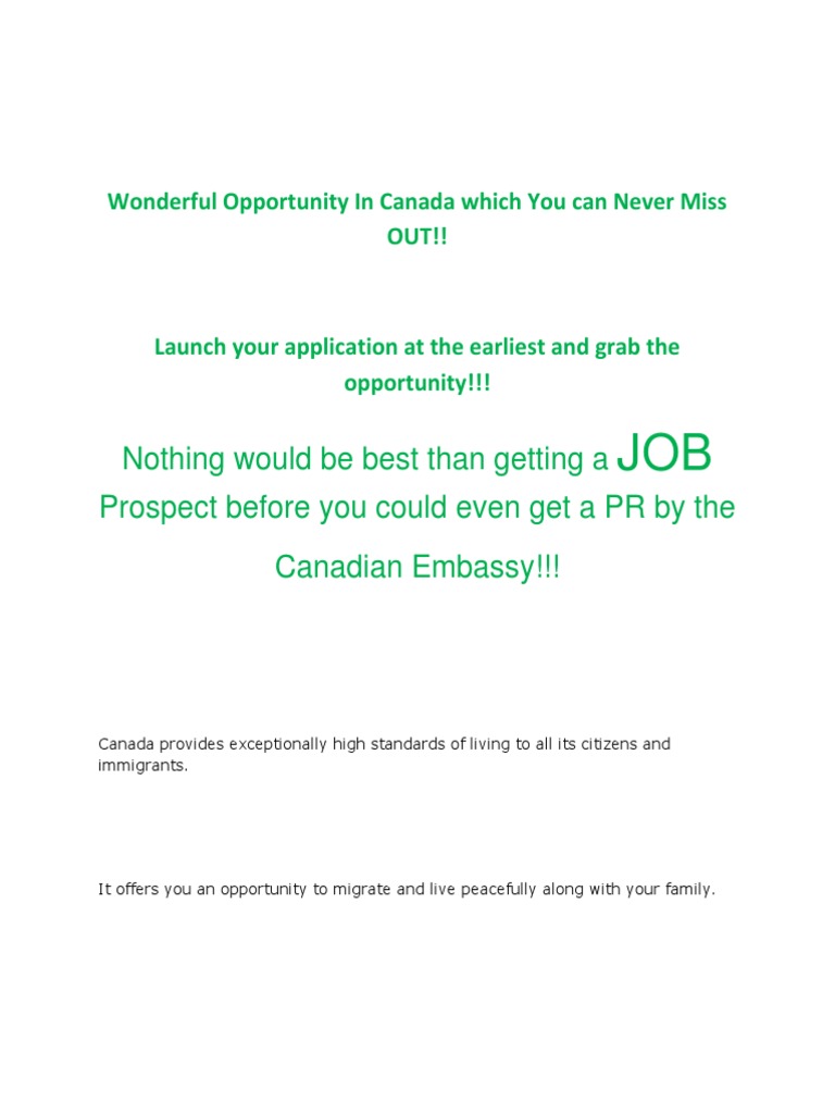 Canada Express Entry Process | PDF | Travel Visa | Human Migration