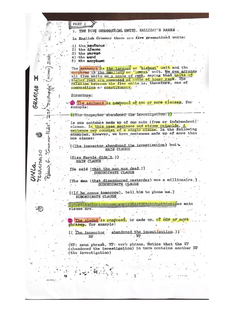 Set 2 Grammar 1 FULL | PDF