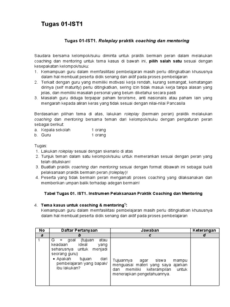 Tugas 01-Ist 1 - CKS - Yulia Puspitasari - B2 | PDF