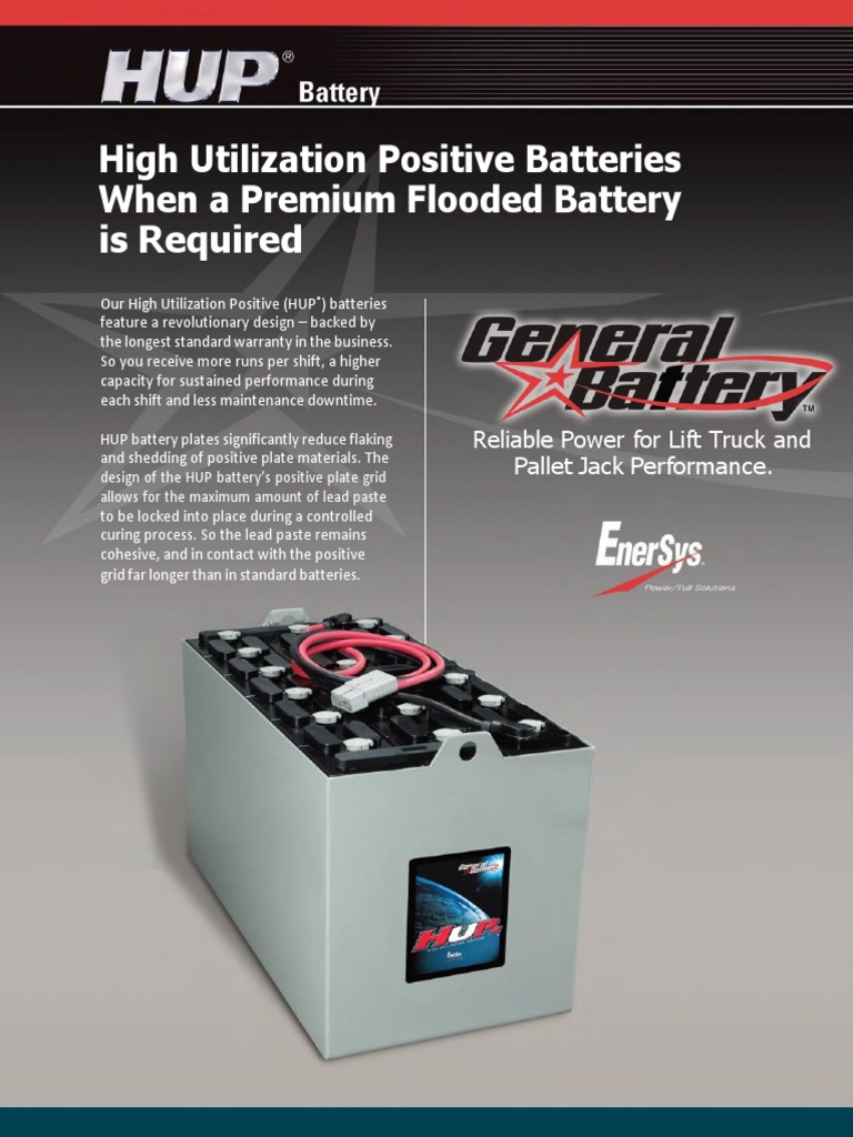HUP Battery Brochure | PDF