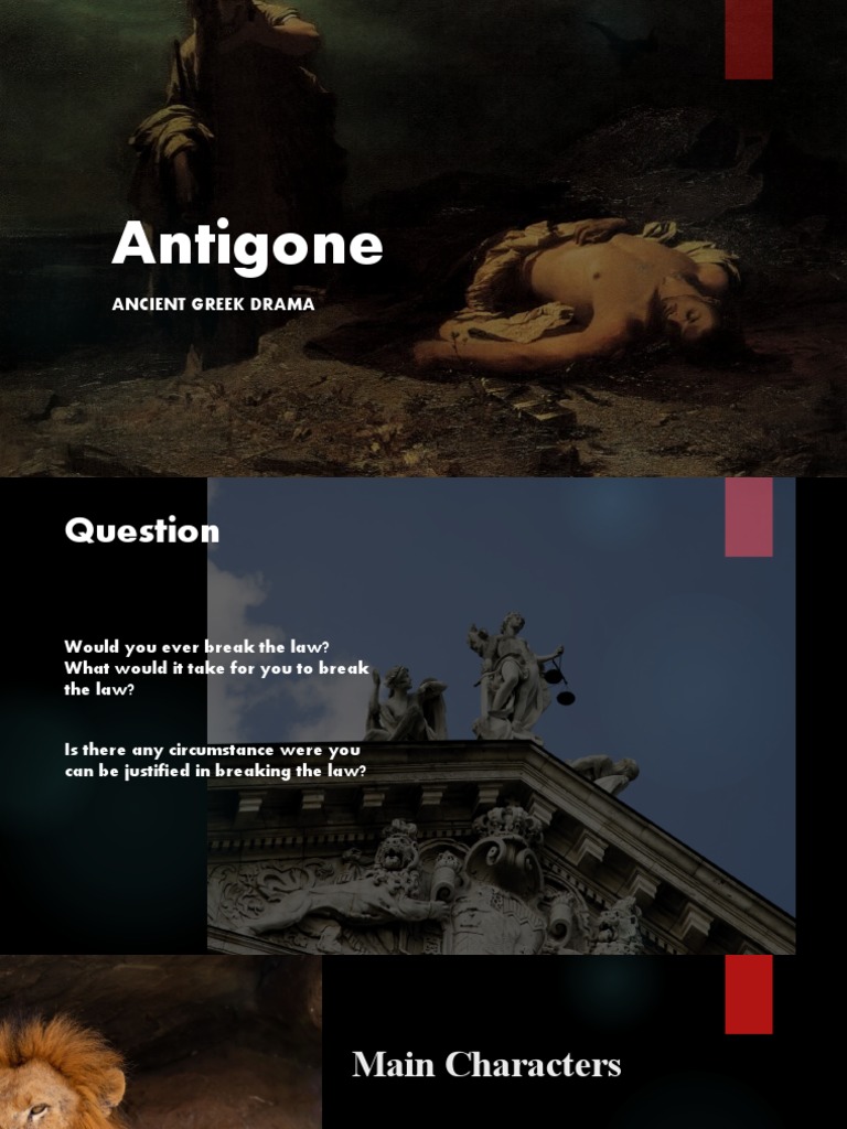 Antigone: Ancient Greek Drama | PDF | Oedipus | Theban Mythology