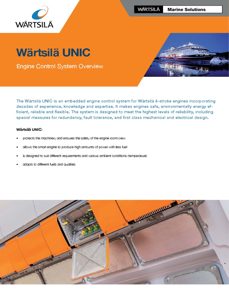Wärtsilä UNIC: Engine Control System Overview | PDF | Machines ...
