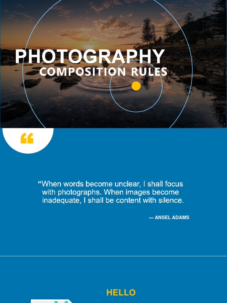 Photography Ccomposition Rules | PDF