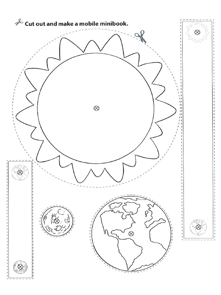 Sun - Earth.moon Model Template | PDF