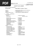 MSDS - Paint Remover | PDF | Dangerous Goods | Fires