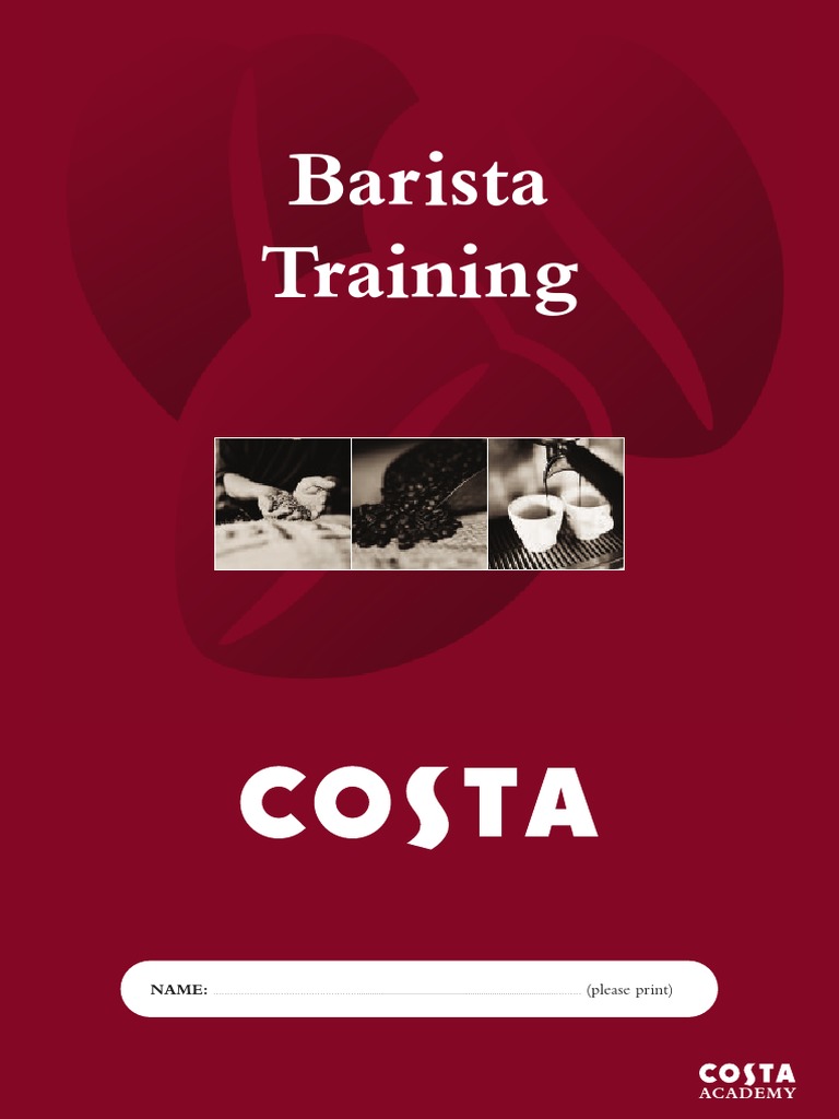 Barista Training Workbook (Office) | PDF | Coffee | Hot Drinks