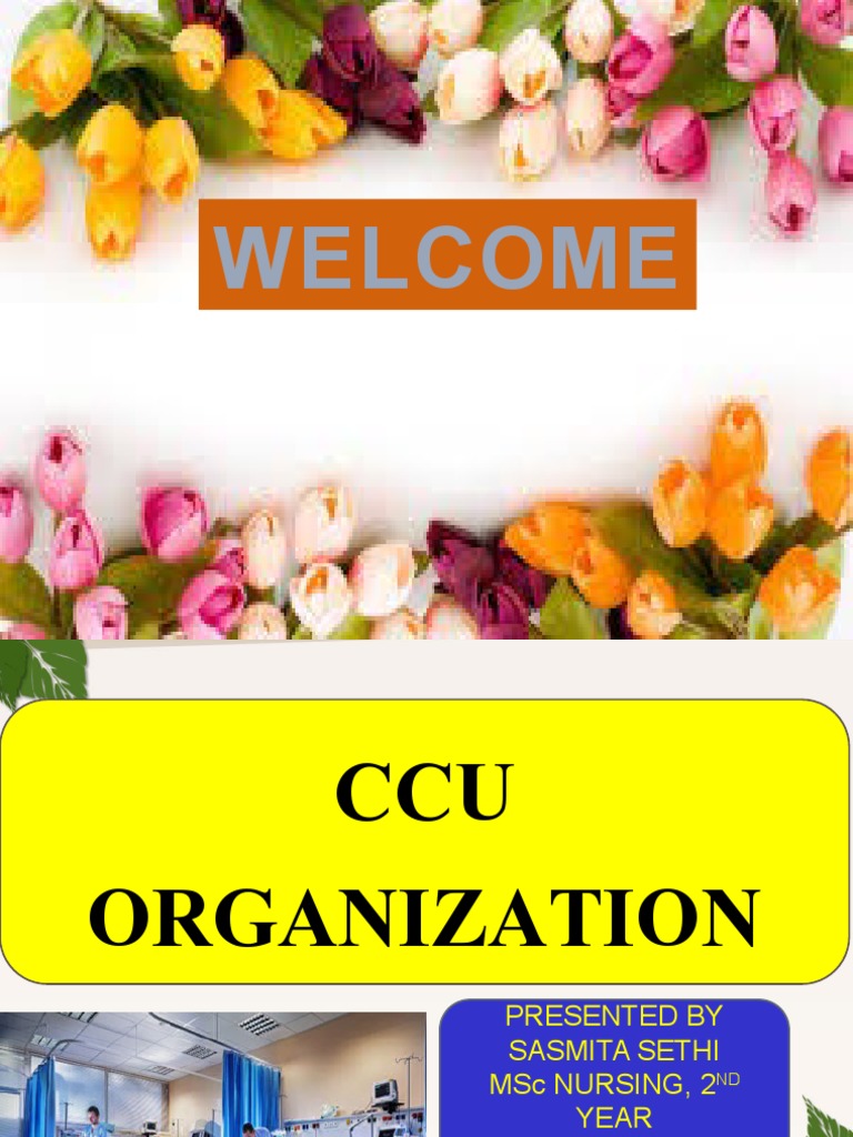Ccu Organization | PDF | Intensive Care Unit | Health Sciences