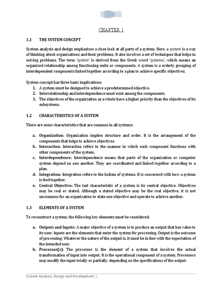 System Analysis Design And Development Pdf System Conceptual Model
