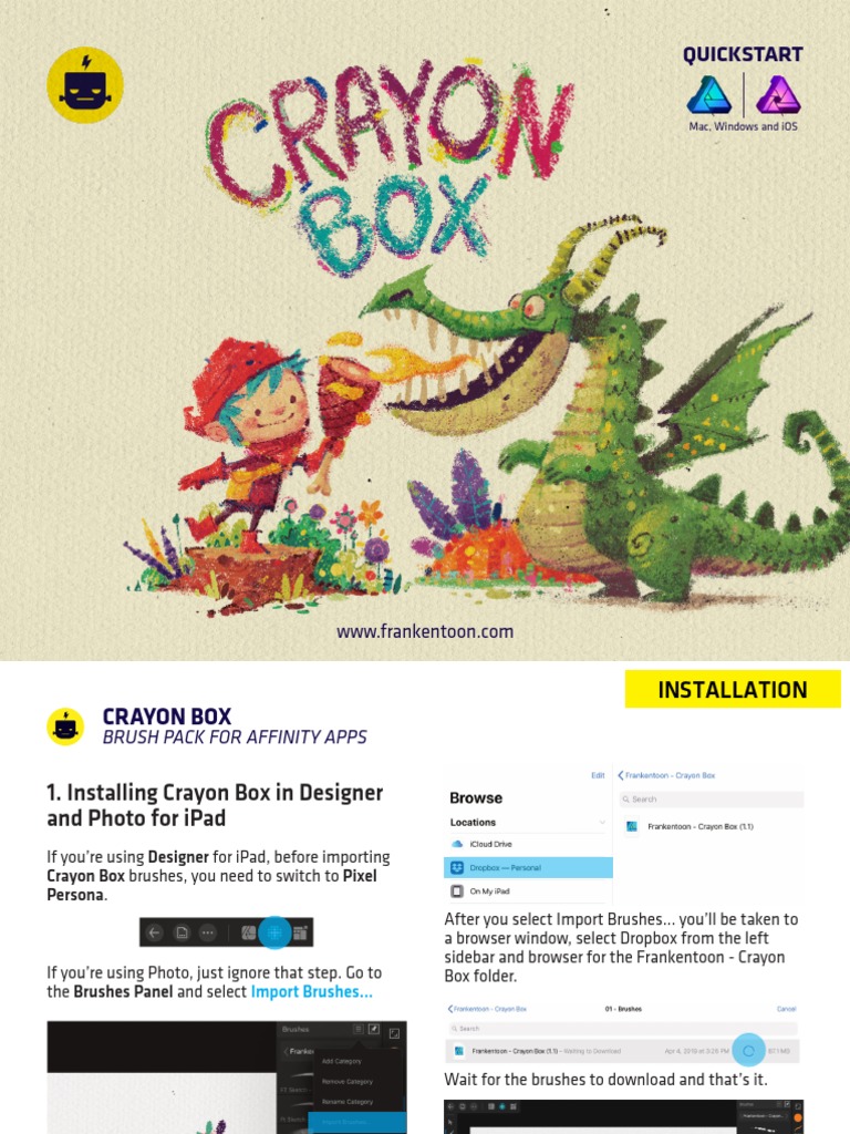 Crayon Box - Quickstart - 2 | Download Free PDF | Ios | Computer File