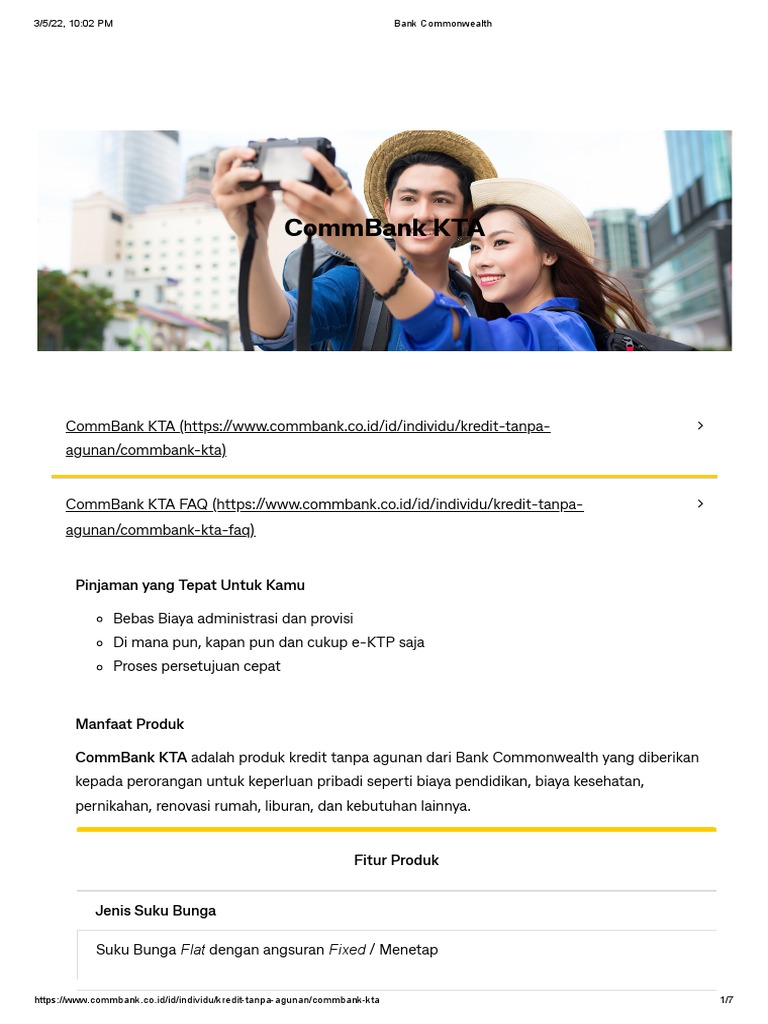 PRODUK KTA Commonwealth | PDF