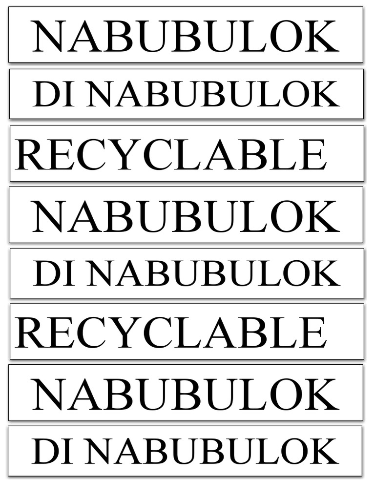 Nabubulok Di Nabubulok | PDF