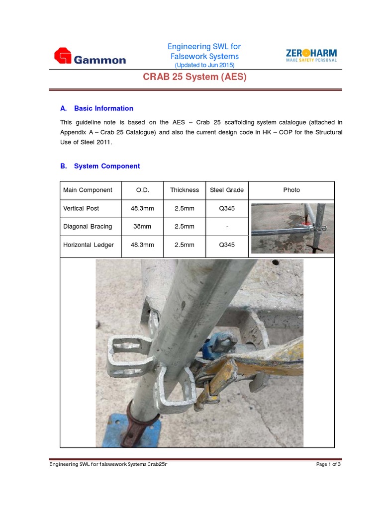 Data Sheet - CRAB 25 System | PDF