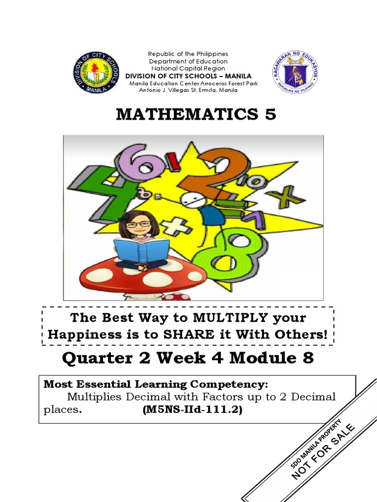 MATH 5 - Q2 - Mod8 | PDF | Multiplication | Significant Figures