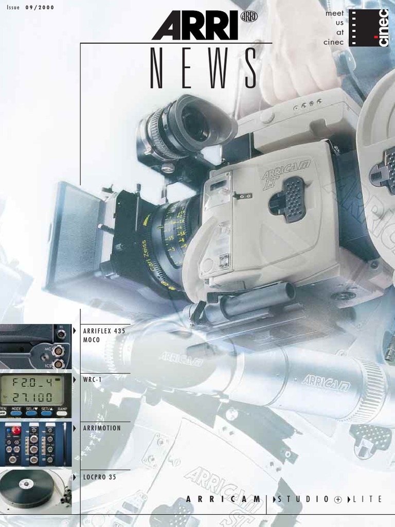 Vdocuments - MX - Arri News Magazine Ibc Issue 2000 | PDF | Camera ...
