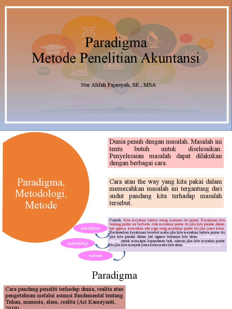 Paradigma Penelitian Akuntansi Subjektif | PDF