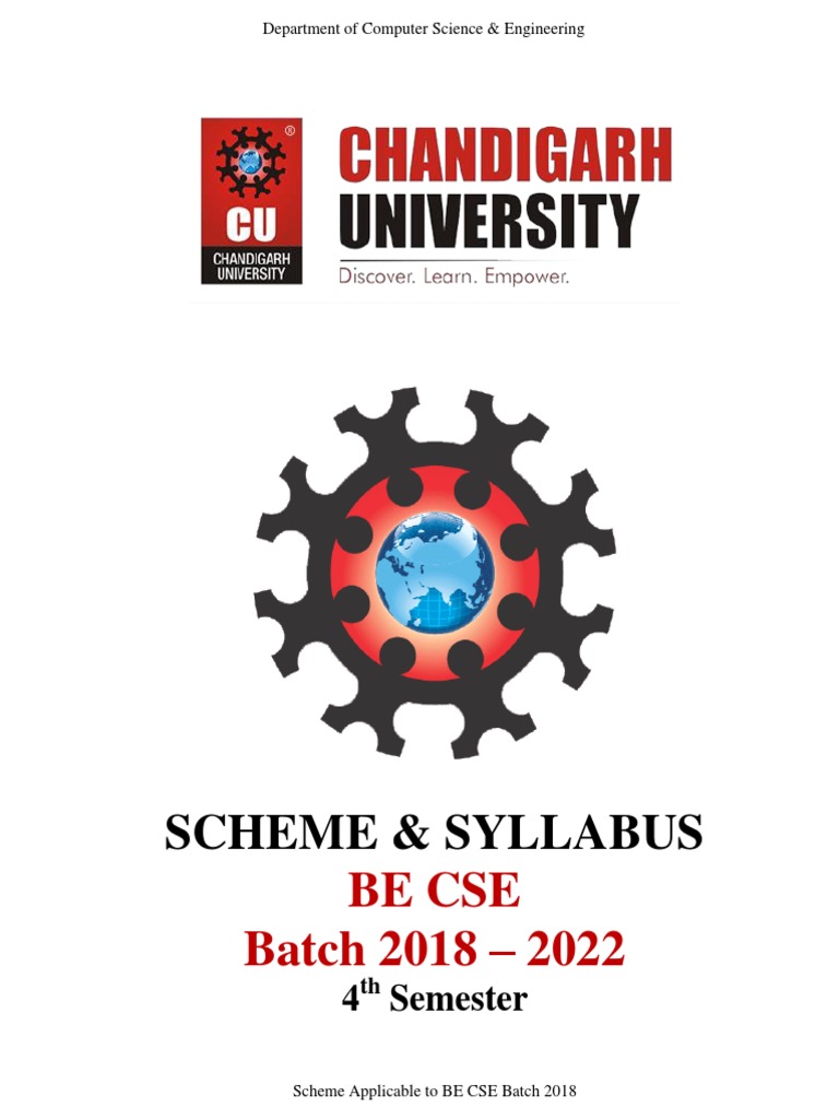 Scheme & Syllabus: Be Cse Batch 2018 - 2022 | PDF | Computer Network | Relational Database