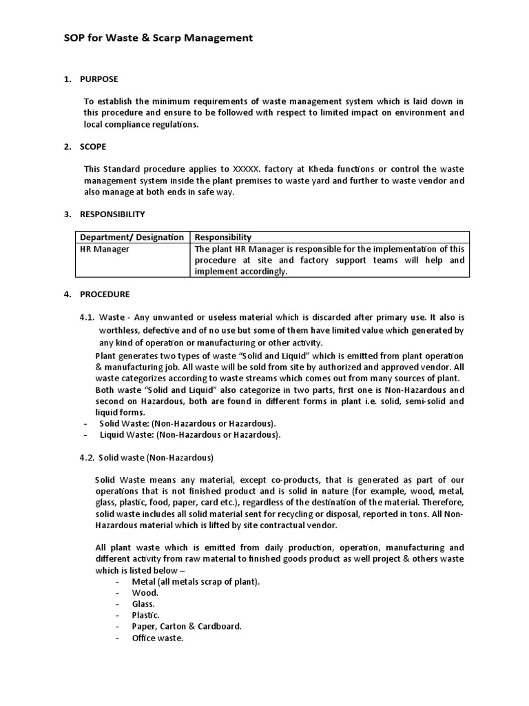 Waste Management | PDF | Waste | Waste Management