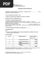 Referat Necesitate - ACHIZITIE - Model | PDF