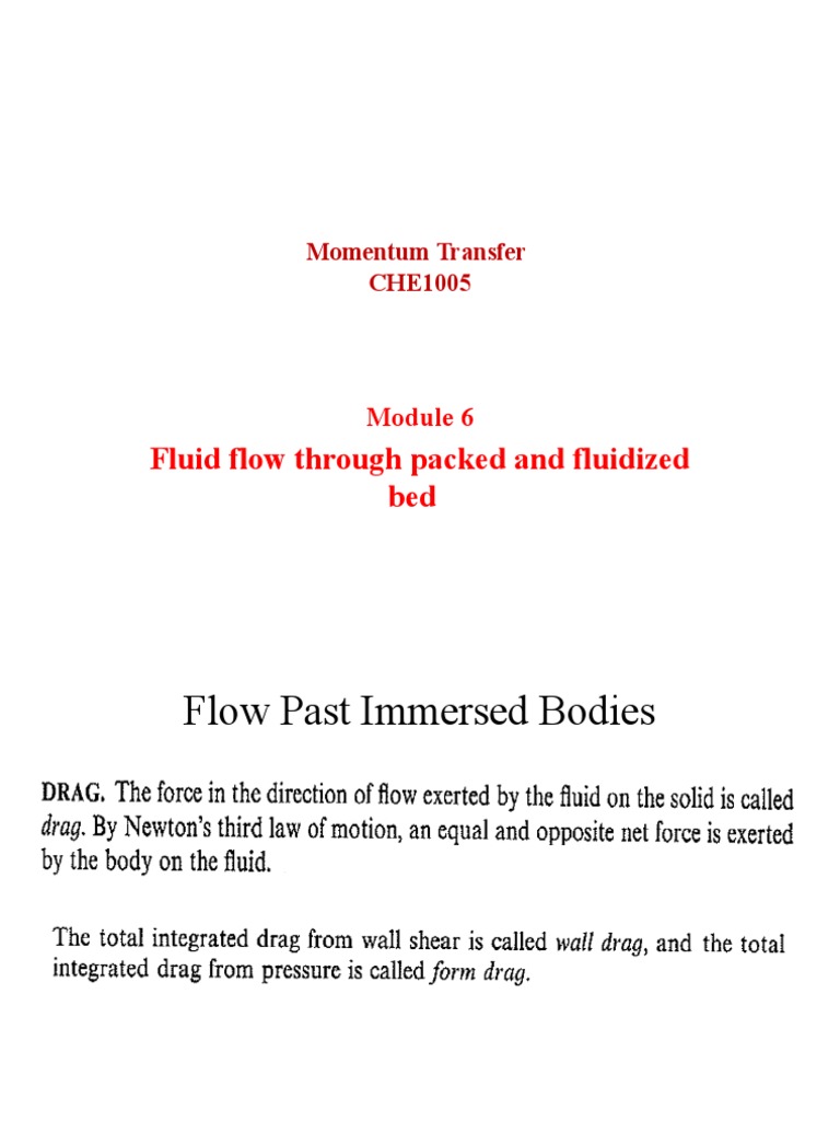 Fluid Flow and Particle Settling Dynamics | PDF | Fluidization | Chemistry