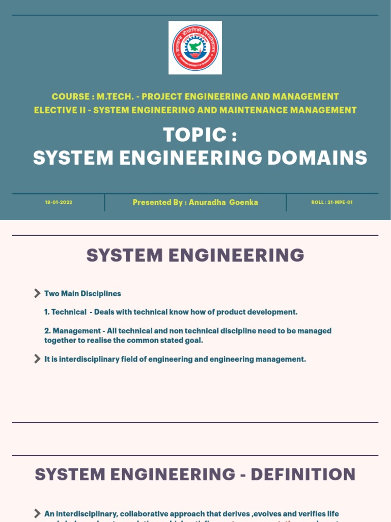System Engineering Domain | PDF | Engineering | Car