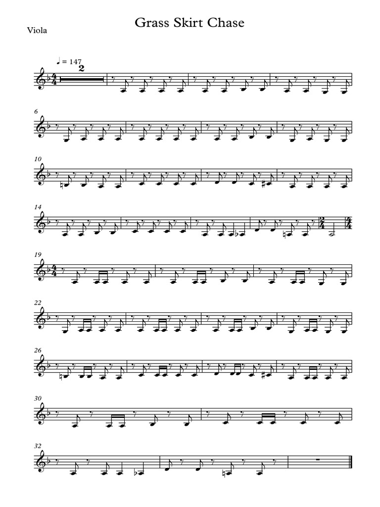 Grass Skirt Chase - Viola | PDF