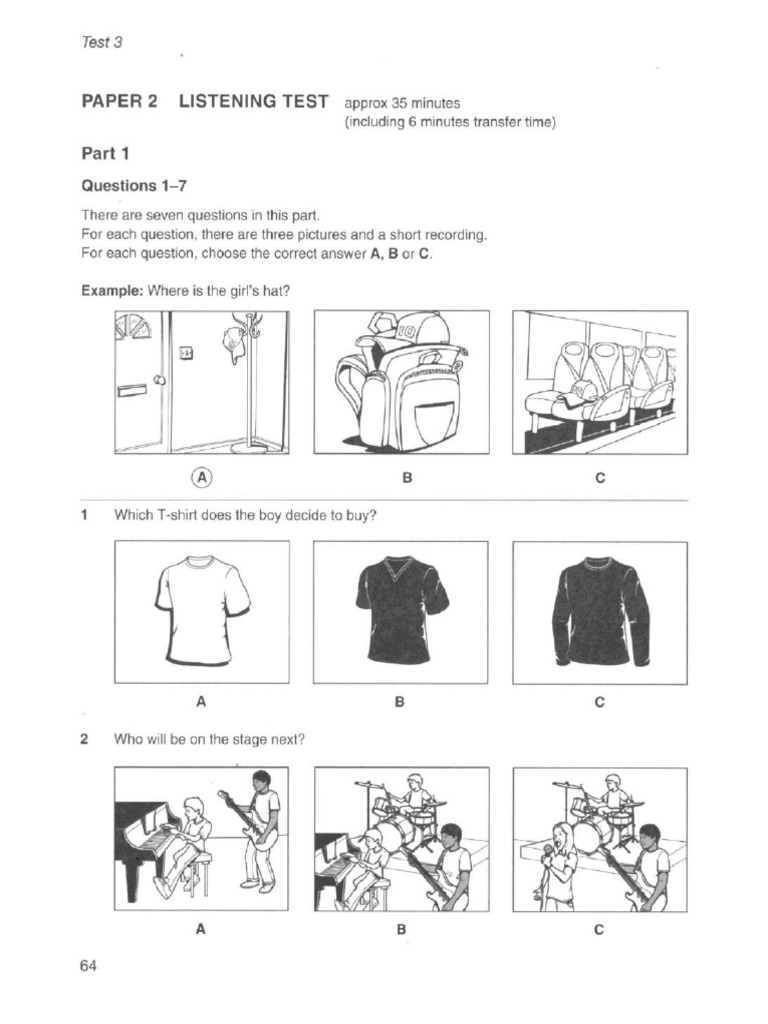 Listening Test 3 | PDF