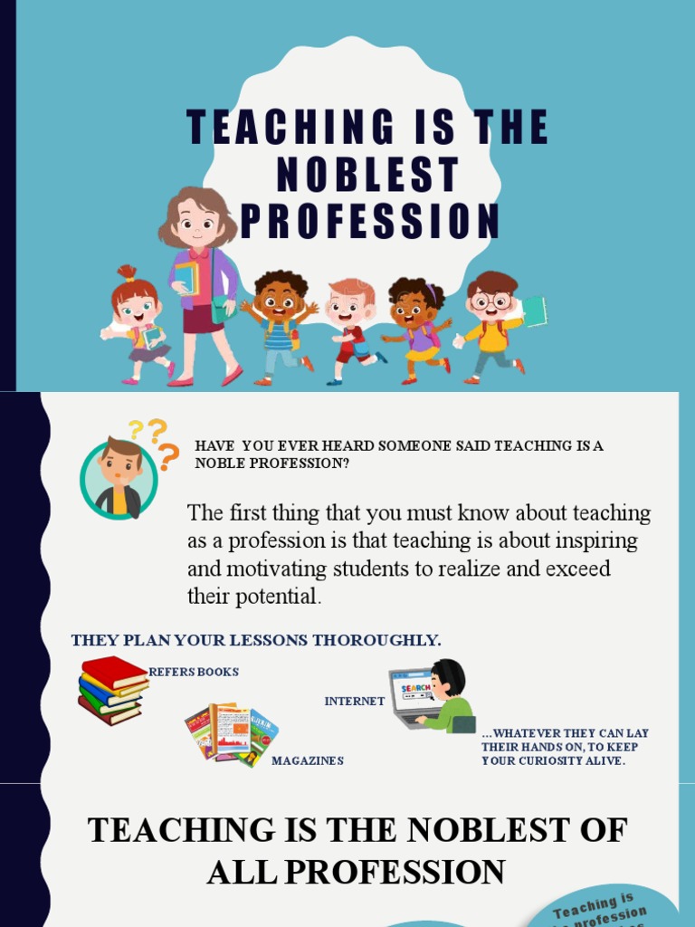 Noble Profession | PDF | Behavior Modification | Learning