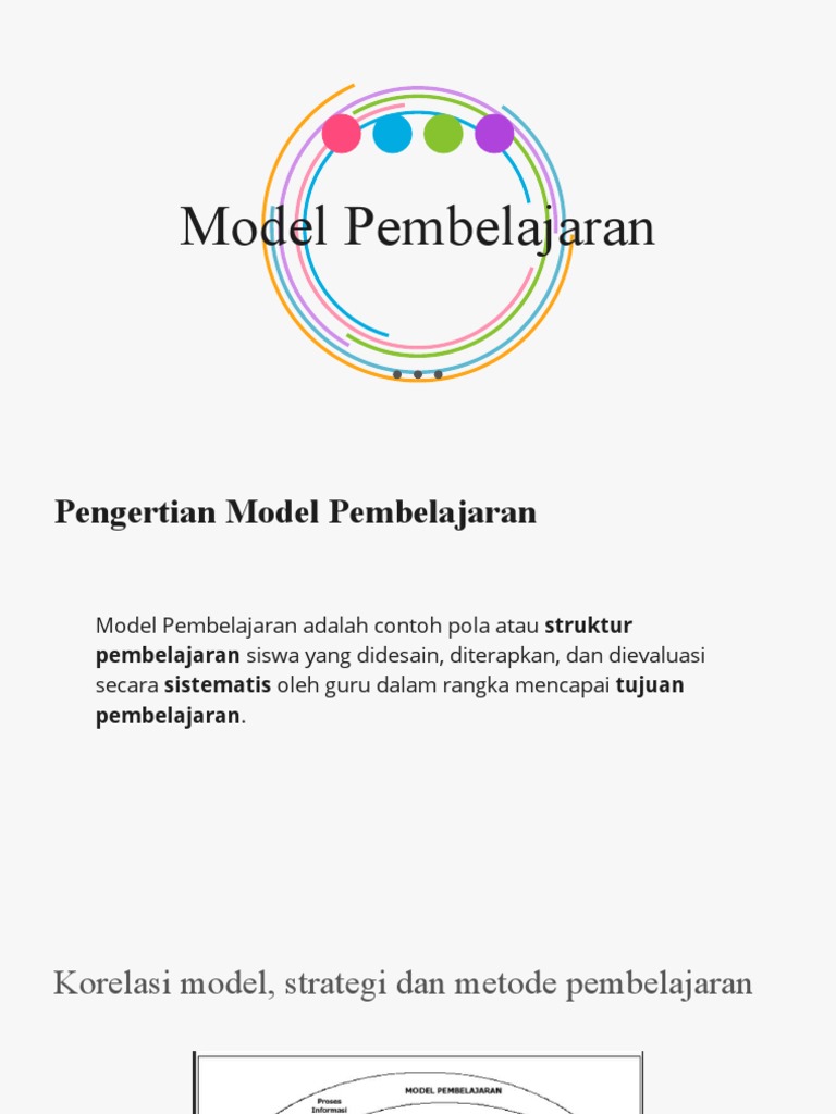 Model Pembelajaran | PDF