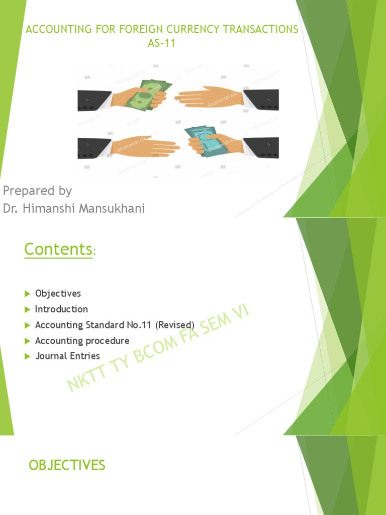 Accounting For Foreign Currency Transactions1 | PDF | Exchange Rate ...