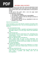 SITHKOP013 Mise en Place List Template | PDF | Cooking | Cuisine