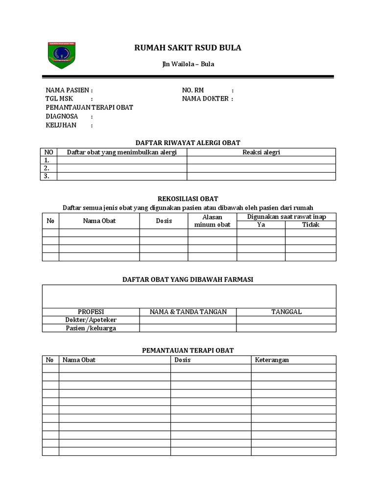 Pemantauan Terapi Obat Pdf - Homecare24