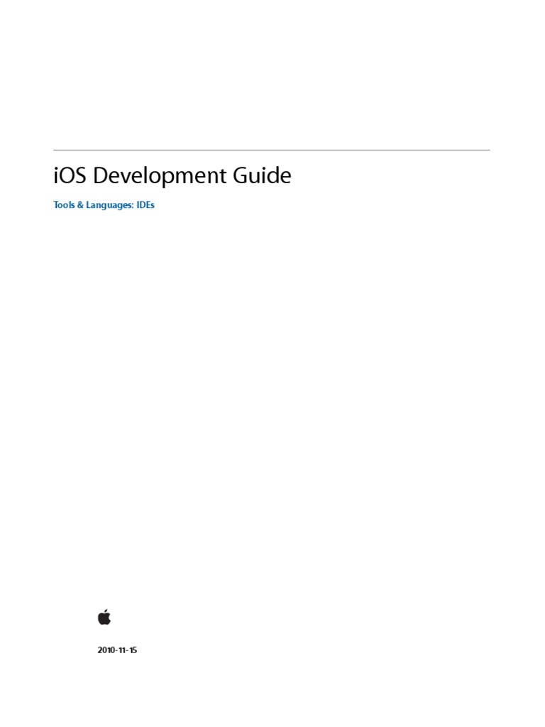 iOS Development Guide | PDF | Xcode | Ios