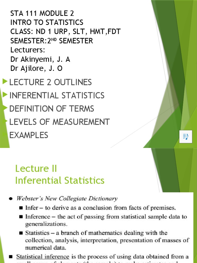 Sta 111 Module 2a | PDF