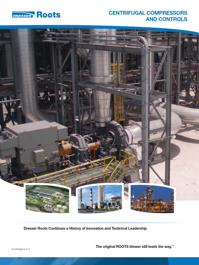 Roots B Centrifugal Brochure | PDF | Bearing (Mechanical) | Turbine